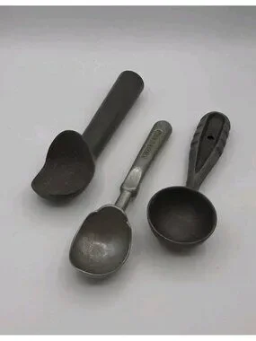 Zeroll plus | Kitchen | Vintage Cast Aluminum Ice Cream Scoops Heavy ...
